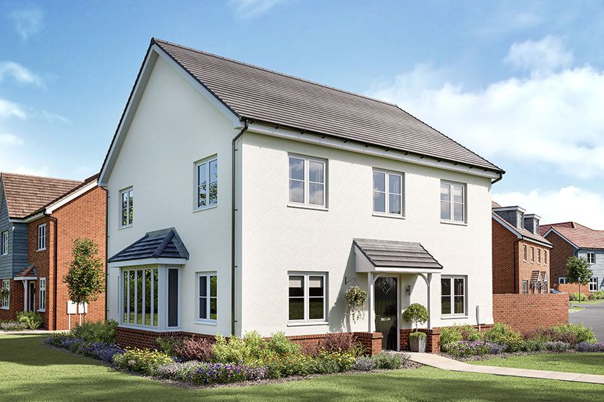 New home, 4 bed detached house for sale in "The Briar" at Worrall Drive ...