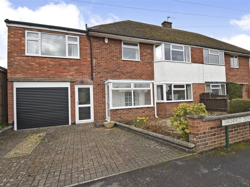 4 Bed Semi Detached House For Sale In Highfield Crescent Wigston