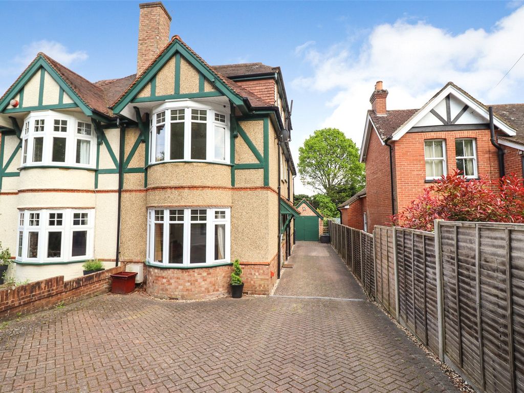 4 bed semi-detached house for sale in Minley Road, Fleet, Hampshire ...