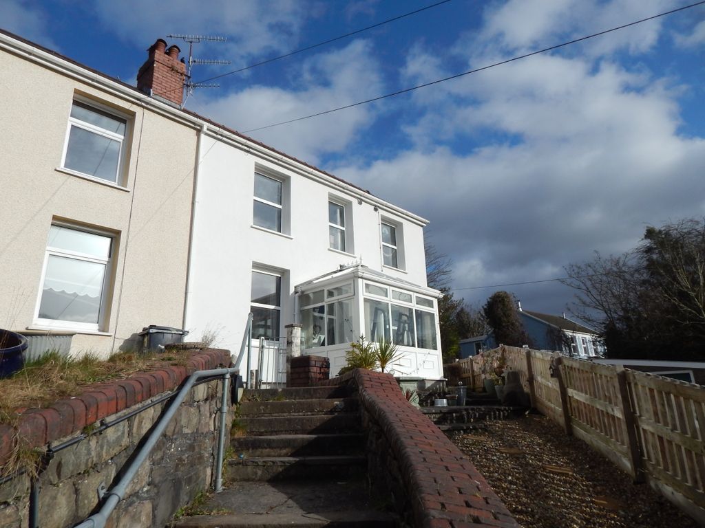 3 bed semi-detached house for sale in Heol Tredeg, Upper Cwmtwrch ...
