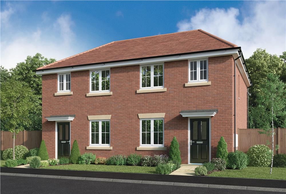 New home, 3 bed semi-detached house for sale in "The Hazelton" at Elm ...