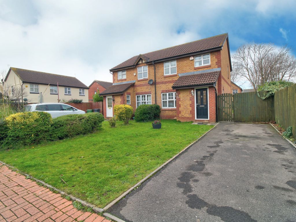 3 bed semi-detached house for sale in Halifax Close, Cardiff CF24 - Zoopla