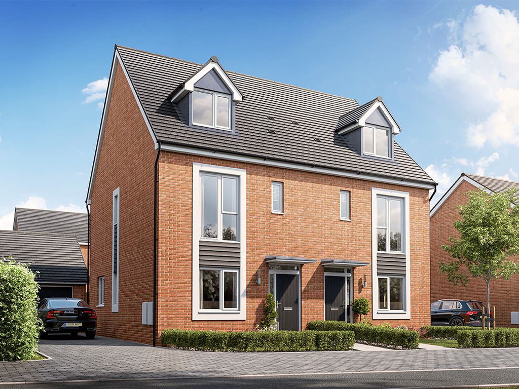 New home, 4 bed semi-detached house for sale in "The Becket" at Levison ...