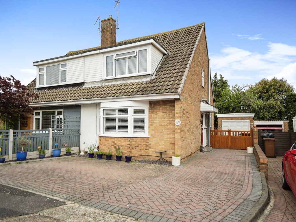 3 bed semi-detached house for sale in Woodview Rise, Strood, Rochester ...