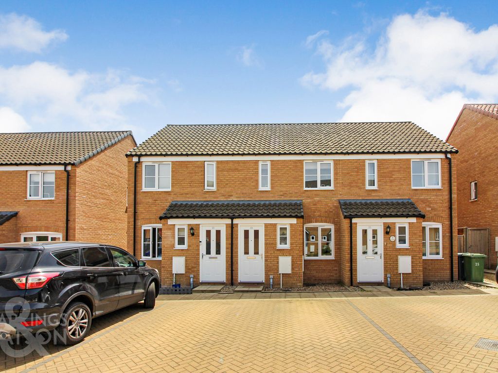 2 bed terraced house for sale in Avocet Rise, Sprowston, Norwich NR7 ...