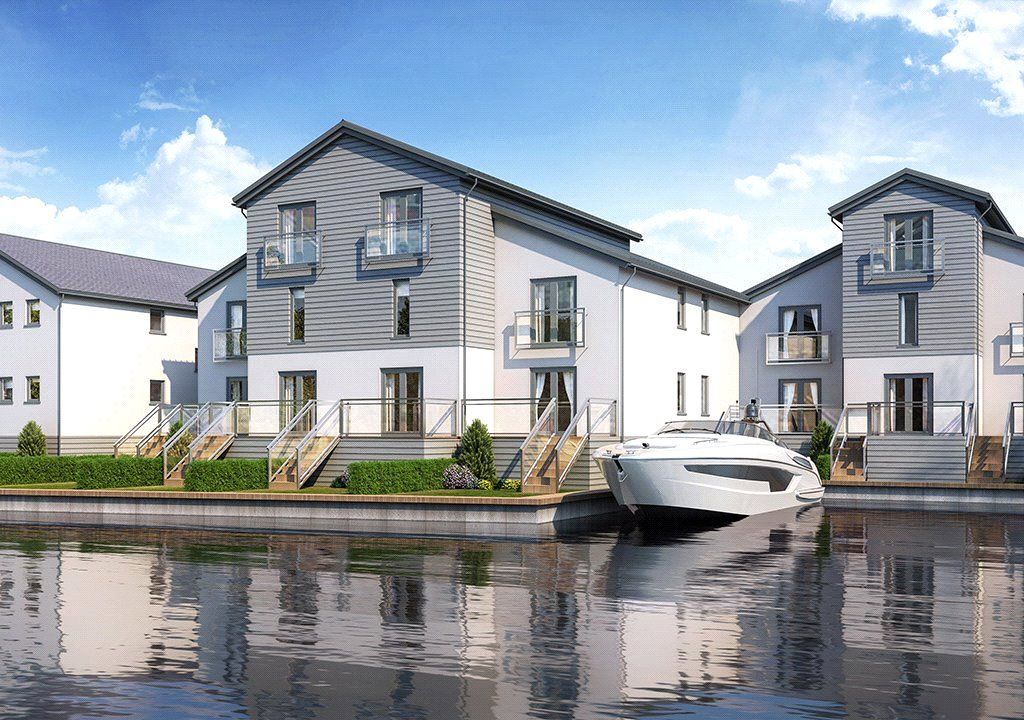 New home, 3 bed terraced house for sale in Plot 5 Bureside Quay, The ...