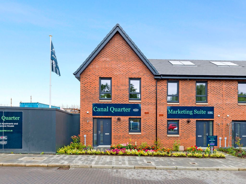 New home, 3 bed terraced house for sale in Plot 6, Canal Quarter ...