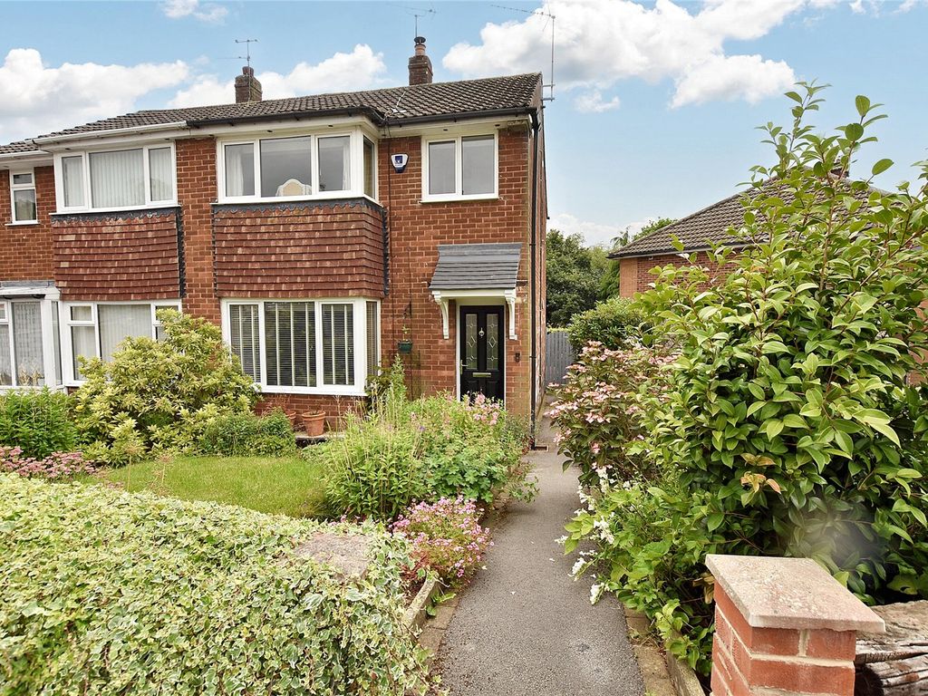 3 bed semi-detached house for sale in Moseley Wood Walk, Cookridge ...