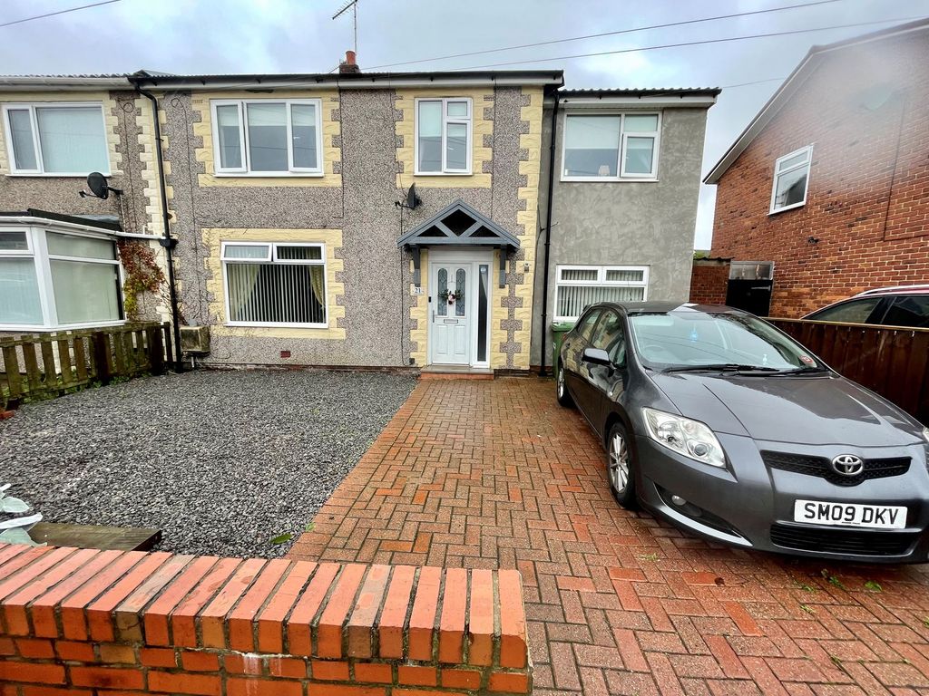 5 bed semi-detached house for sale in Hartford Crescent, Ashington NE63 ...