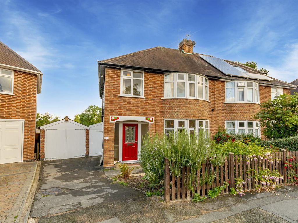 3 bed semi-detached house for sale in Crofton Road, Attenborough ...