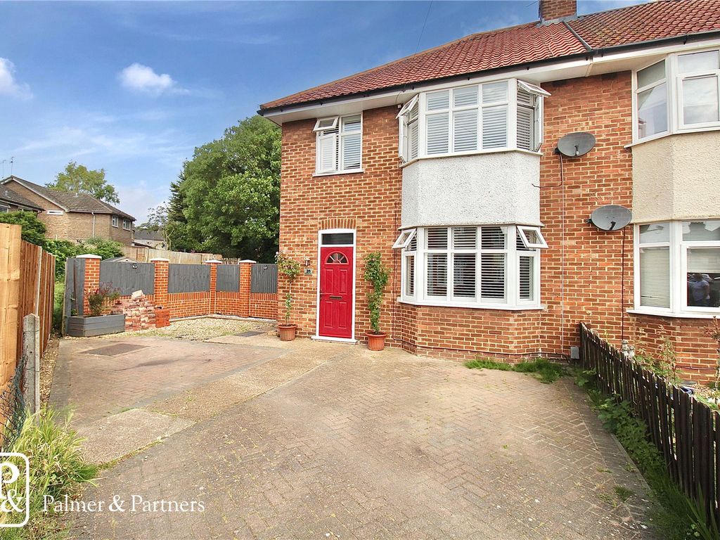 4 bed semi-detached house for sale in Broadmere Road, Ipswich, Suffolk ...