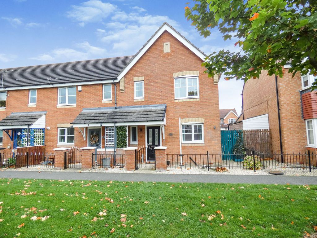 3 bed semi-detached house for sale in Rothbury Drive, Ashington NE63 ...