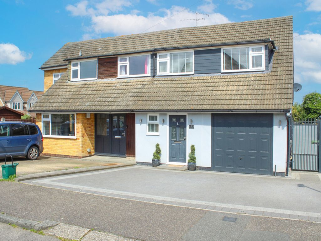 4 bed semi-detached house for sale in Adam Way, Wickford SS11, £450,000 ...