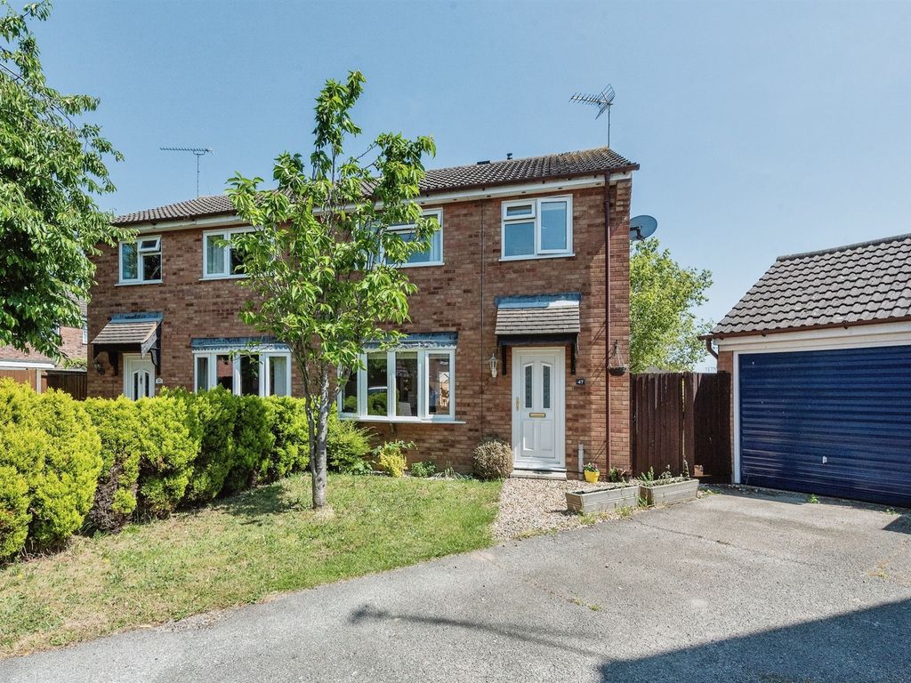 3 bed semi-detached house for sale in Wordsworth Road, Stowmarket IP14 ...
