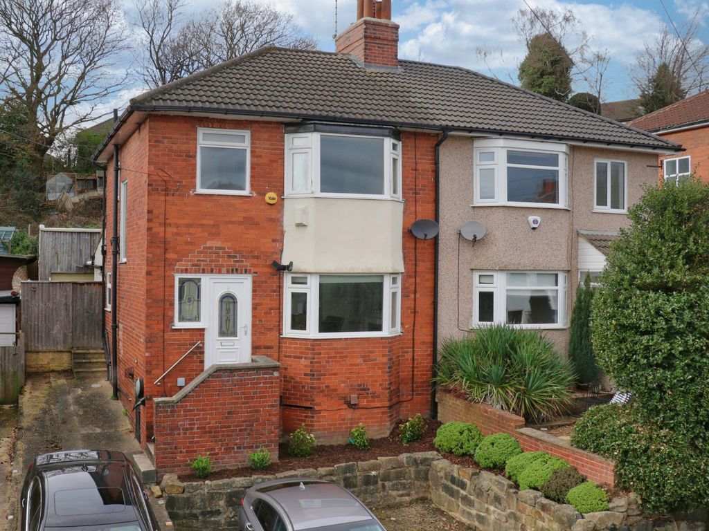 3 bed semi-detached house for sale in Outwood Walk, Horsforth, Leeds ...
