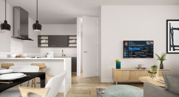 New home, 2 bed flat for sale in X1 Michigan Towers, Michigan Ave ...