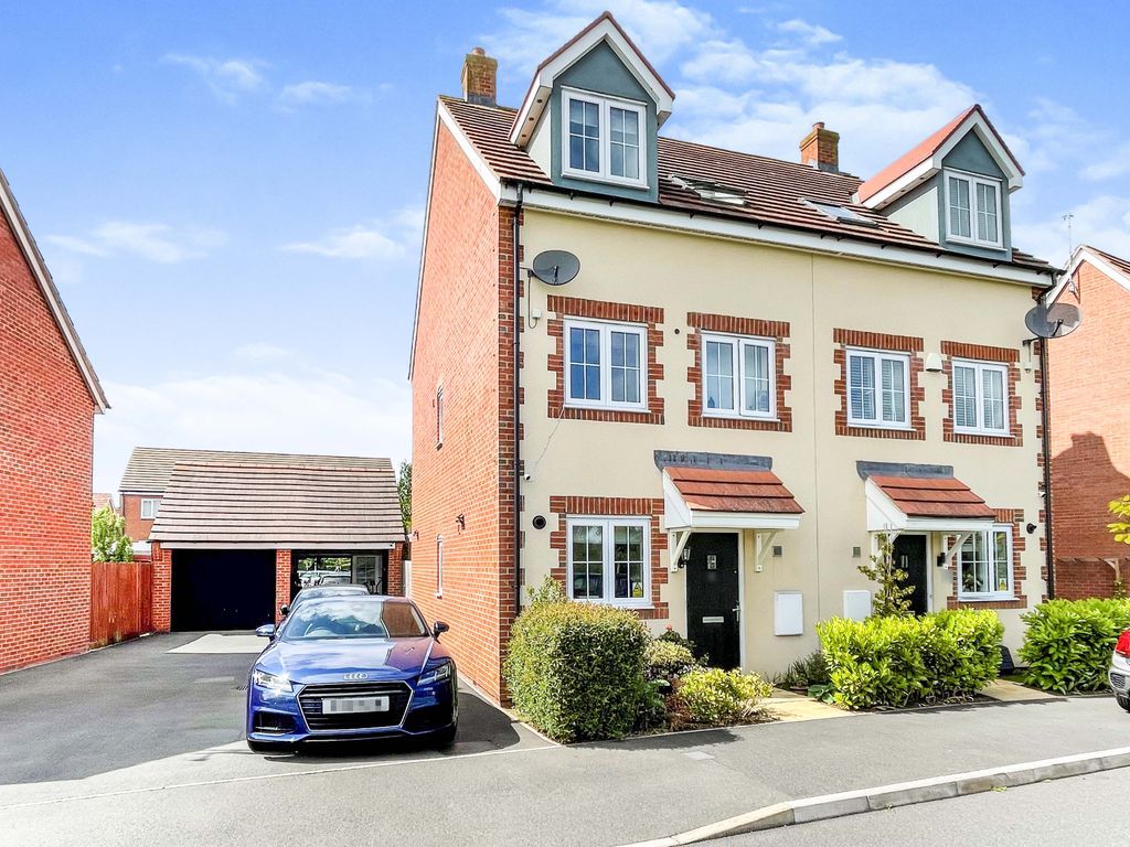 3 bed semi-detached house for sale in Wheatcroft Way, Swindon SN1 - Zoopla