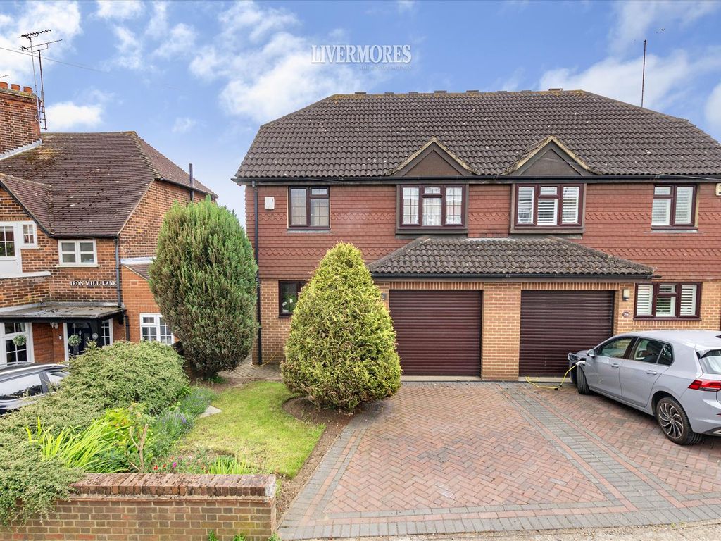 3 bed semi-detached house for sale in Iron Mill Lane, Crayford, Kent DA1, £450,000 - Zoopla
