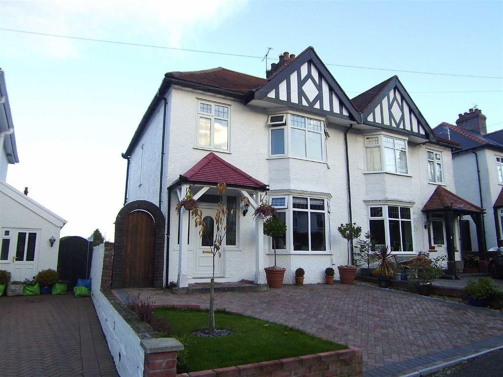3 bed semi-detached house for sale in Woodland Avenue, West Cross ...