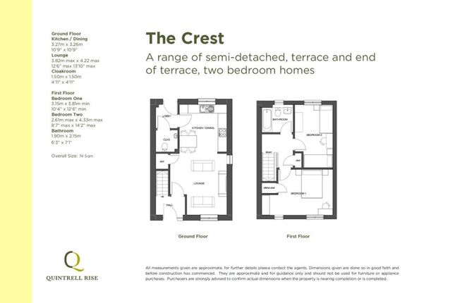 Quintrell Rise, Quintrell Downs, Newquay, Cornwall TR8, 2 bedroom semi ...
