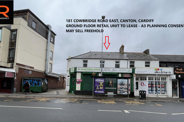 Cowbridge Road East, Canton, Cardiff CF11, retail premises for sale ...