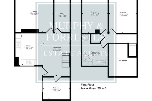 9F Clouden Road, Cumbernauld, Glasgow G67, 3 bedroom terraced house for ...