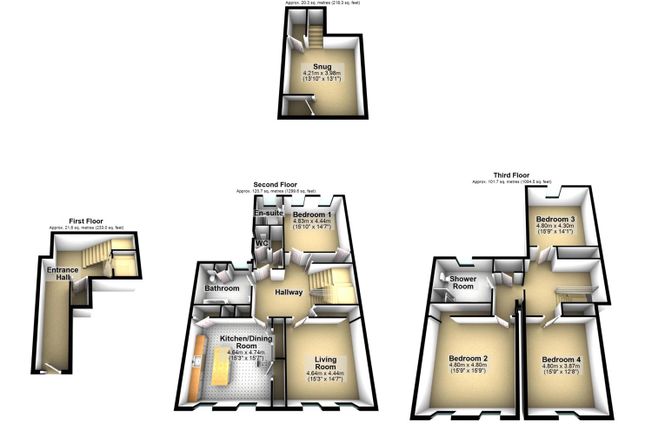 Micklegate, York YO1, 4 bedroom town house for sale - 69292695 ...