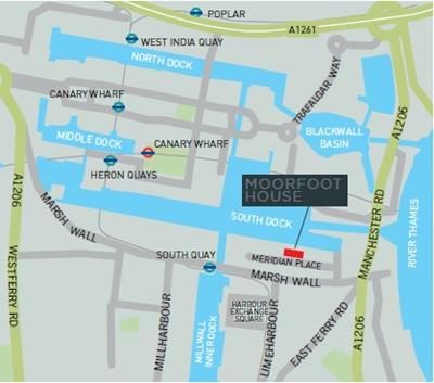 First Floor East, Moorfoot House, Meridian Gate, Marsh Wall, London E14 ...