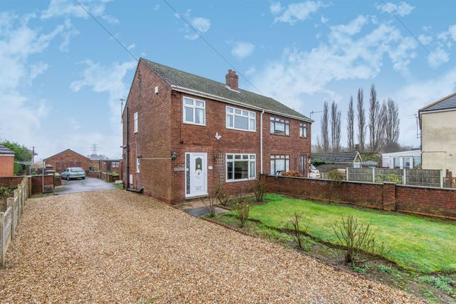 3 bed semi-detached house for sale in Station Road, Burringham ...