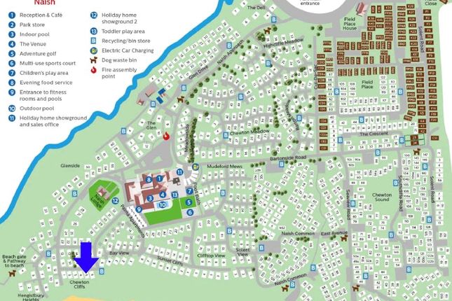 Chewton Cliff, Hoburne Naish Holiday Park, Barton On Sea, Hampshire ...