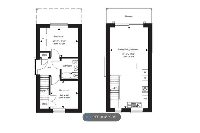 Bayley Place, Exeter EX1, 2 bedroom detached house to rent - 65595944 ...