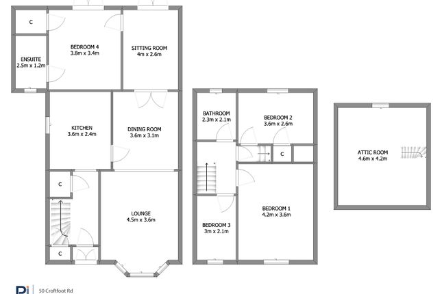 Croftfoot Road, Croftfoot, Glasgow G44, 4 bedroom end terrace house for ...