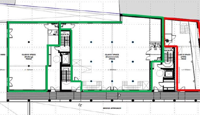 Bridge House, Davey Square, Hackney Wick, London E9, retail premises ...