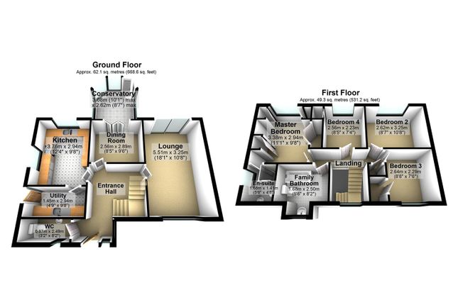 Nene Close, Wellingborough NN8, 4 bedroom detached house for sale ...