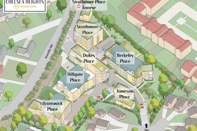 New home, 2 bed flat for sale in Strathmore Place, Chelsea Heights ...