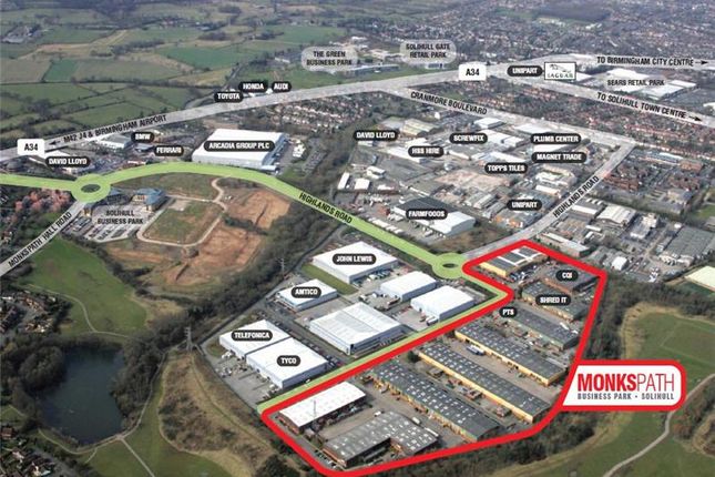 Warehouse to let in Monkspath Business Park, Highlands Road, Shirley ...