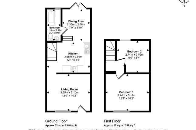 High Street, Wouldham, Rochester ME1, 2 bedroom terraced house for sale ...