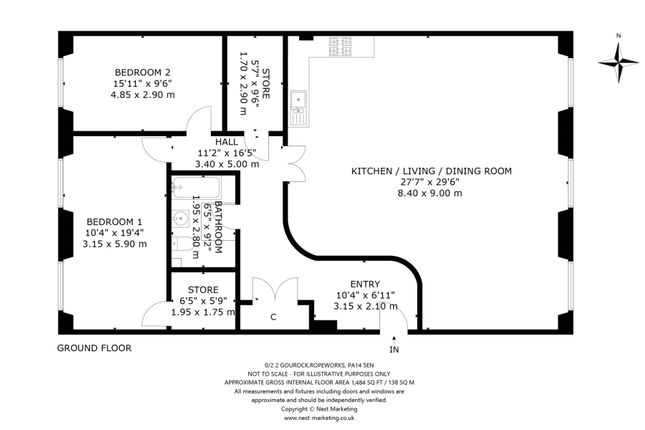 Gourock Ropeworks, Port Glasgow PA14, 2 bedroom flat for sale ...