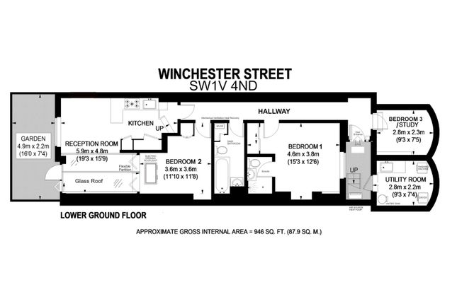 10 Winchester Street, London SW1V, 3 bedroom flat for sale - 66510581 ...