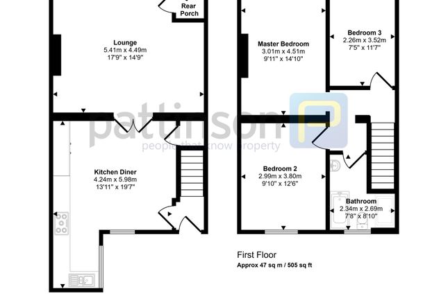 Ninth Row, Ashington NE63, 3 bedroom terraced house for sale - 69367540 ...