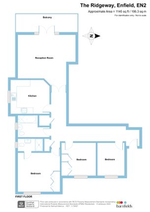 The Ridgeway, Enfield EN2, 3 bedroom flat for sale - 68186774 ...