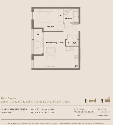 Graphite Square, Vauxhall SE11, 1 bedroom flat for sale - 66728312 ...