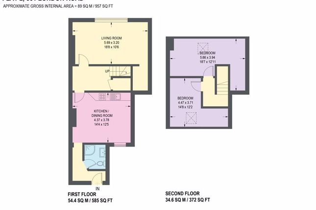 London Road, Sheffield S2, 2 bedroom flat to rent - 63966327 ...