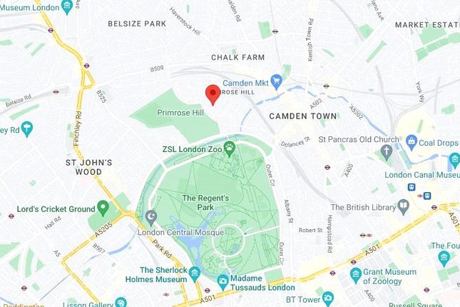 Chalcot Crescent, Primrose Hill, London NW1, 2 bedroom terraced house ...