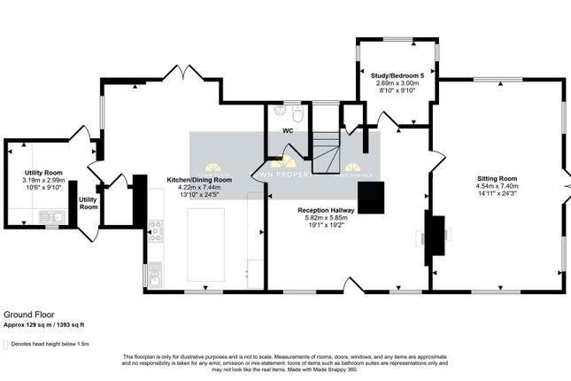 The Close, Huggetts Lane, Willingdon BN22, 4 bedroom detached house for ...