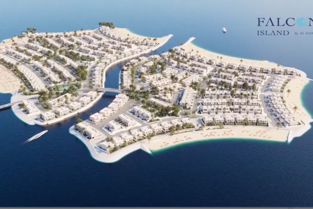 Falcon Island, Ras Al Khaimah, Rest Of Uae, United Arab Emirates, 4 ...