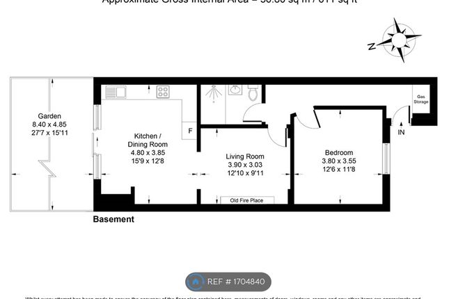 Mildmay Grove North, London N1, 1 bedroom flat to rent - 64616653 ...