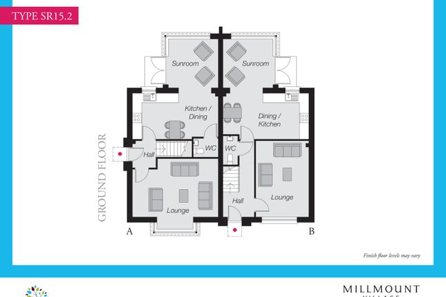 Millmount Village, Comber Road, Dundonald, Belfast BT16, 3 bedroom semi ...