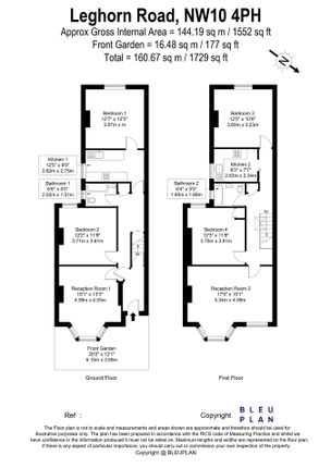 Leghorn Road, Kensal Green, London NW10, 4 bedroom terraced house for ...