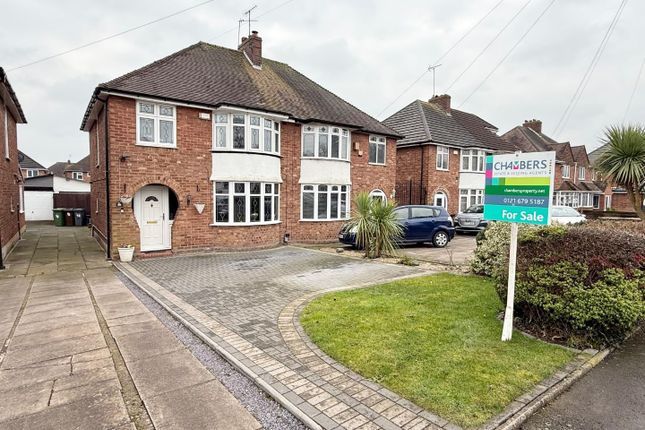 Springfield Road, Castle Bromwich, Birmingham B36, 3 bedroom semi ...